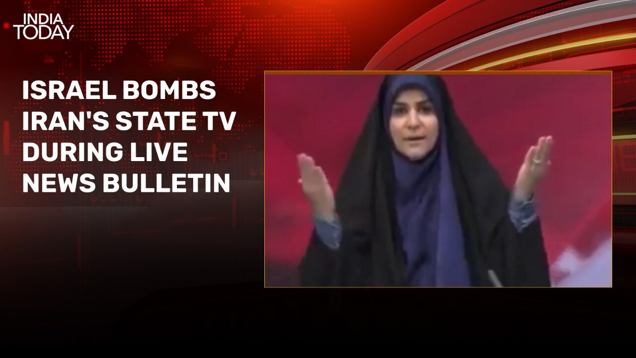 Israel attacks Iranian state TV studio during live broadcast