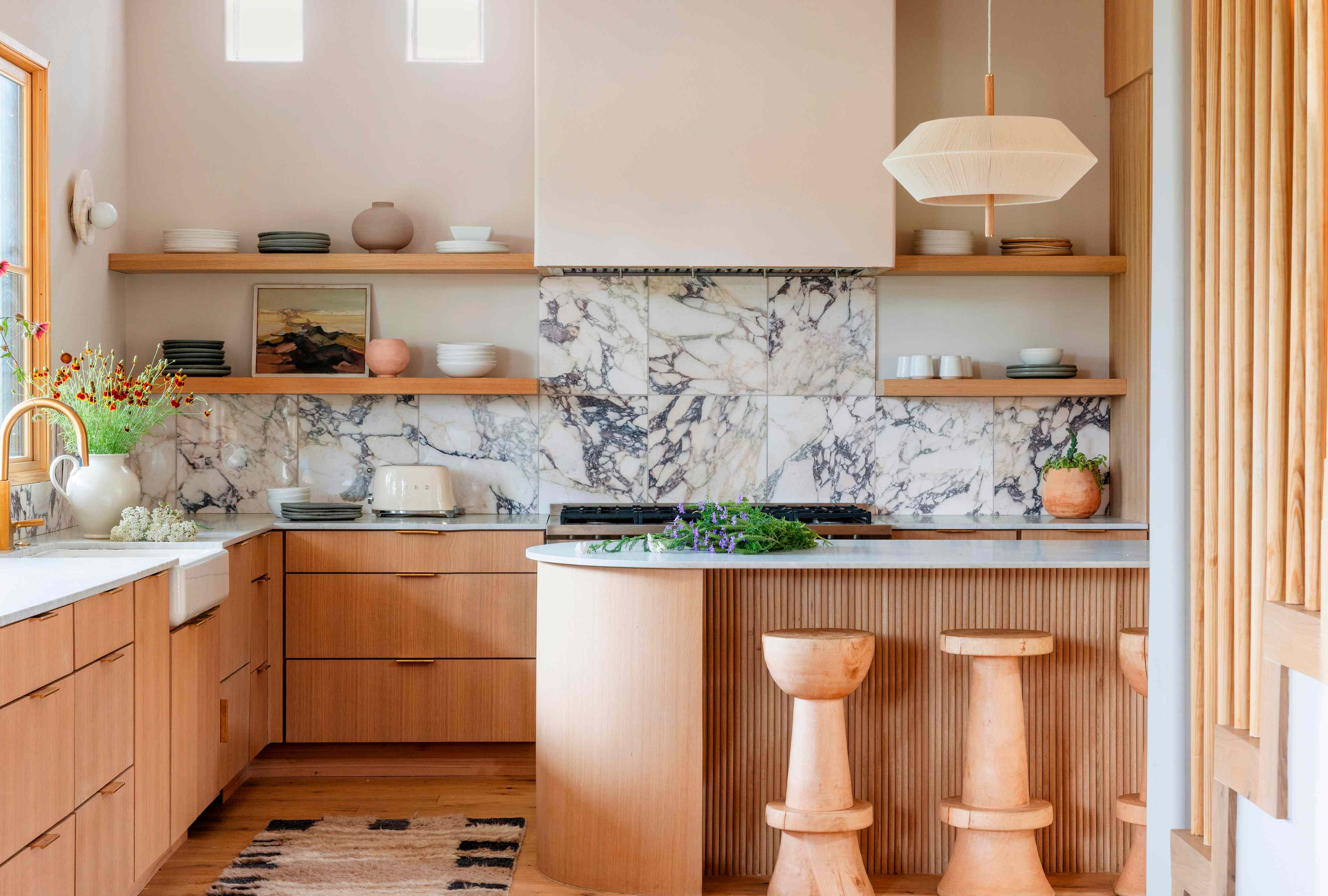 The best wall colors to pair with your kitchen’s wood cabinets