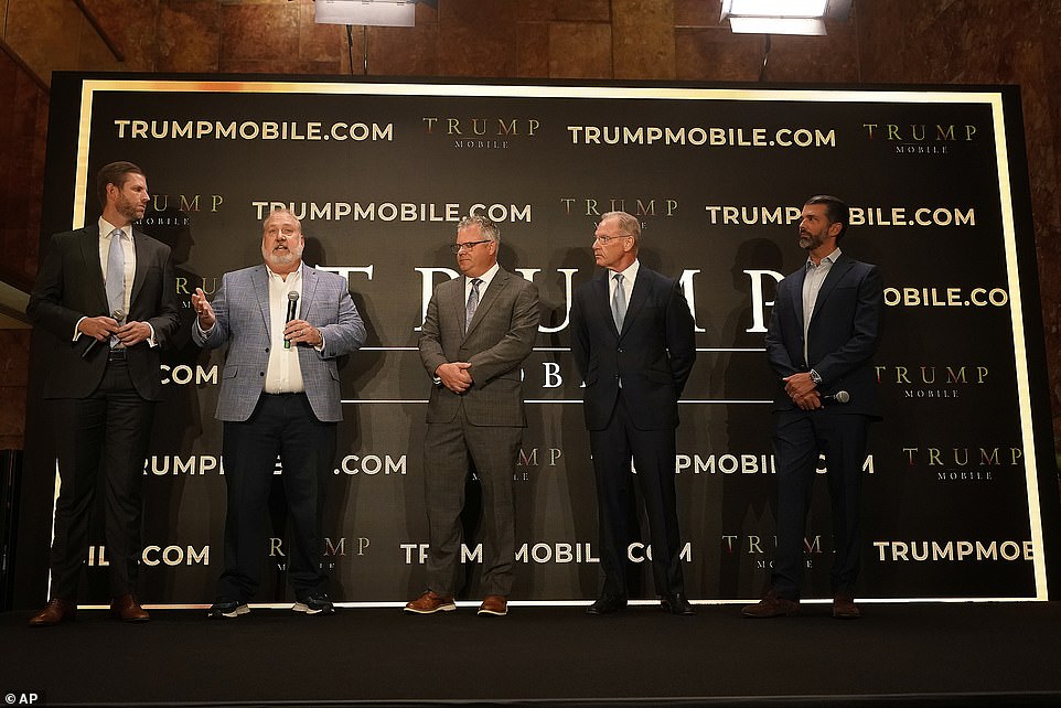 Trump's sons launch new $499 gold mobile phone