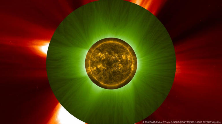 Twin Proba-3 spacecraft create artificial solar eclipse