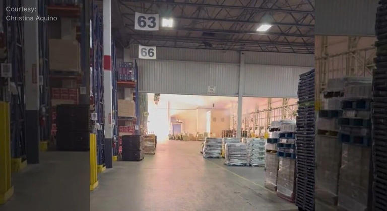 WATCH: Wholesale warehouse evacuated during electrical fire near ...