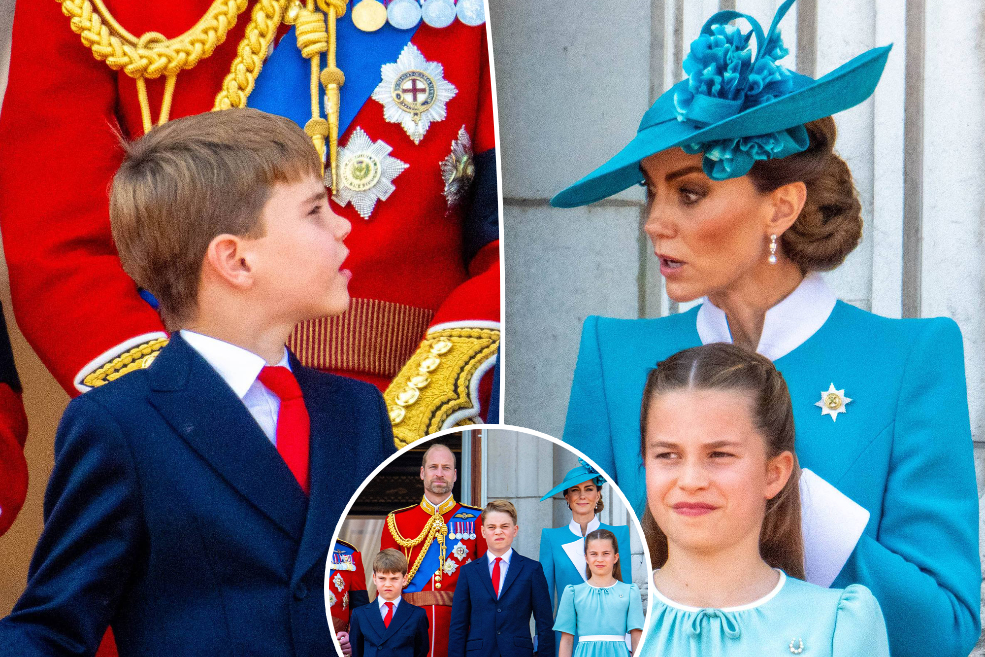 Kate Middleton’s firm command to Prince Louis on palace balcony ...
