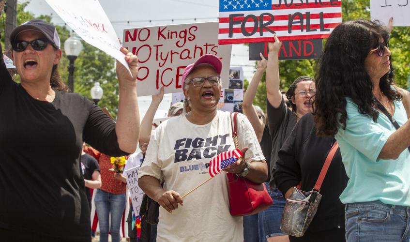 Thousands attend “No Kings” protests around North Alabama