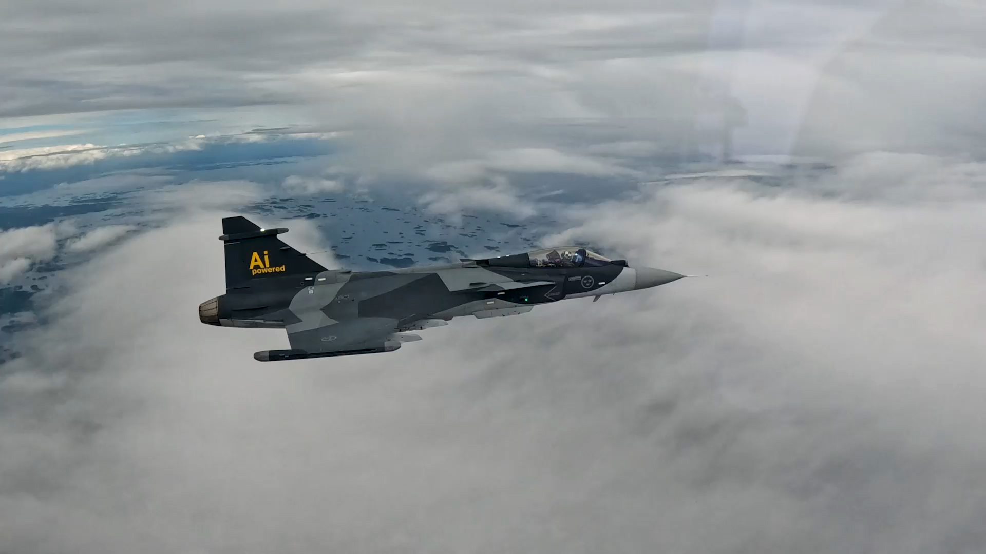 RAW VIDEO: Saab Successfully Test Groundbreaking AI Fight Jet