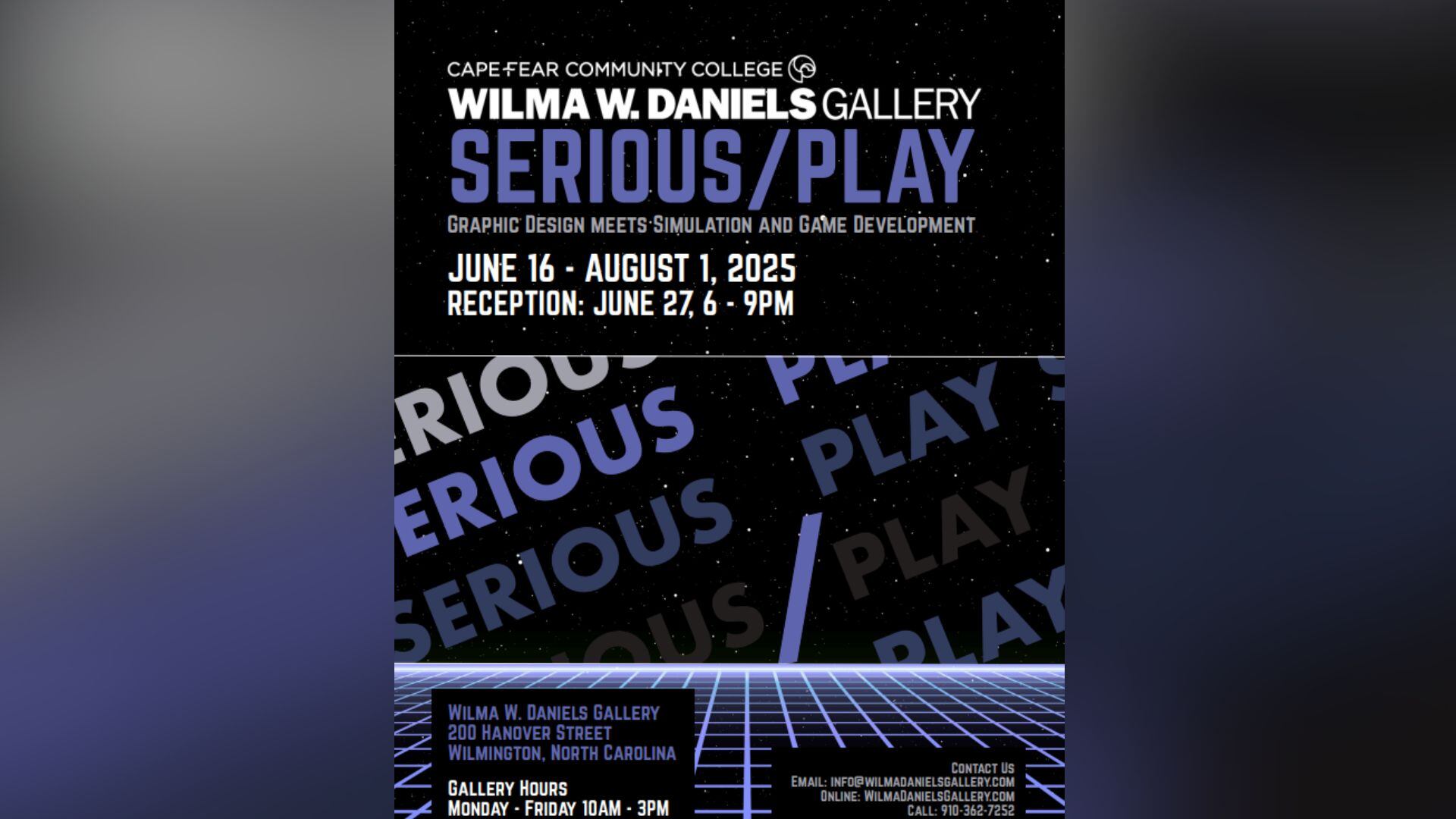 CFCC invites the public to attend ‘Serious/Play’ art exhibition