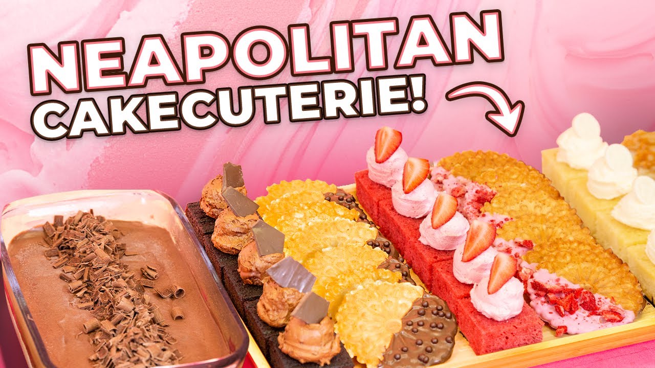 ICE CREAM or CAKE - Neopolitan DESSERT PLATTER!