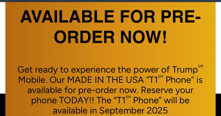 Trump Organization announces mobile plan, $499 smartphone