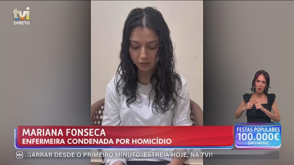 Enfermeira homicida Mariana Fonseca partilha vídeo antes de fugir, após ...