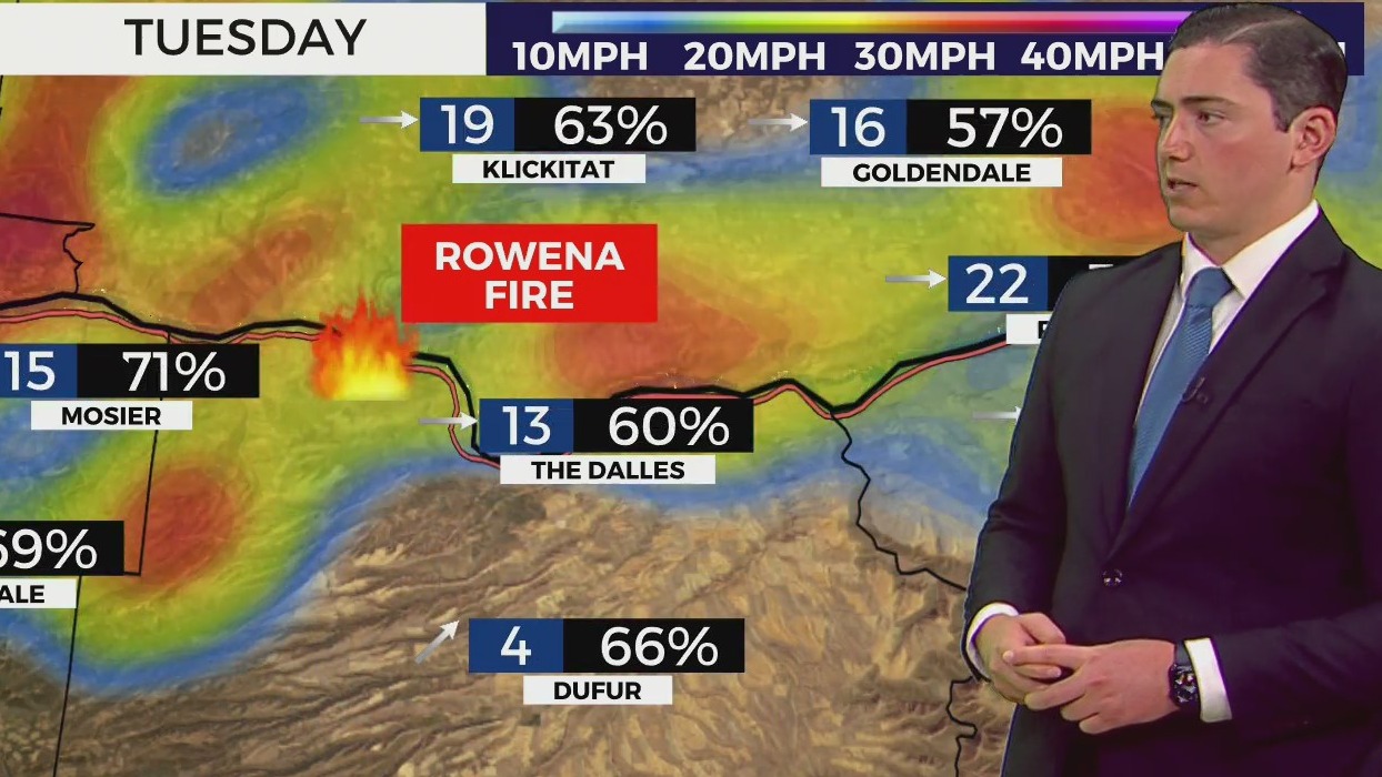 Seasonal temps roll on before cooler daytime highs arrive around PDX late in the week