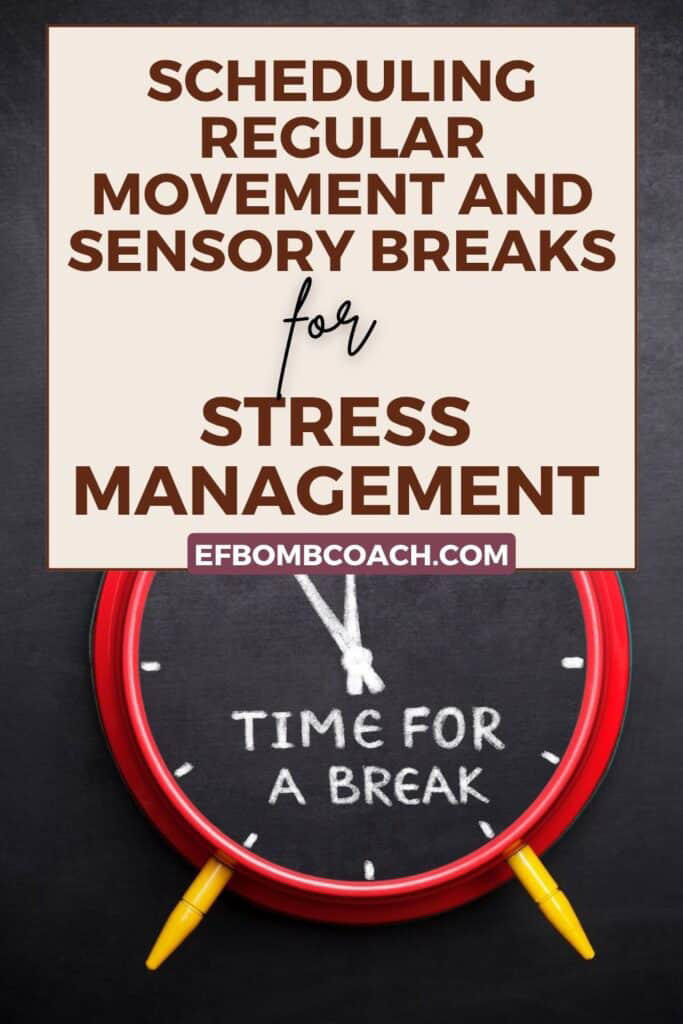Scheduling Regular Movement and Sensory Breaks for Stress Management