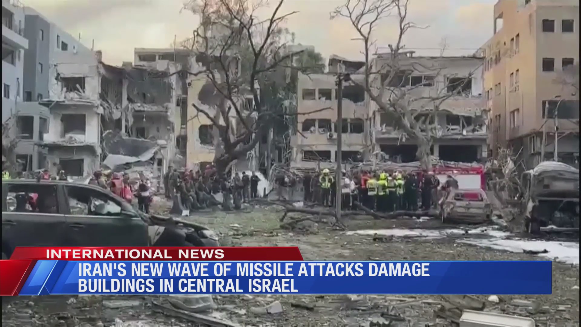 Iran's new wave of missile attacks damage buildings in central Israel
