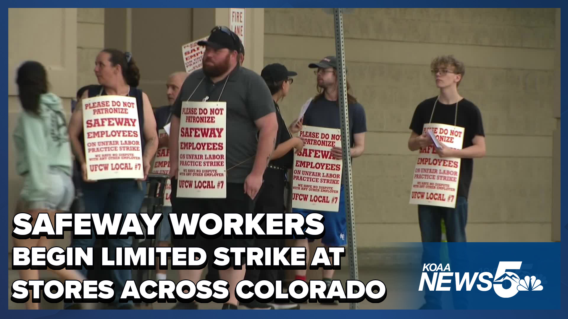Select Safeway/Albertsons locations in Colorado began labor strikes on ...