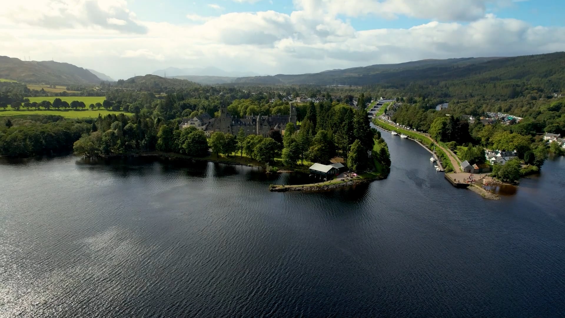 Discovering Loch Ness: Drone Captures Scottish Highlands' Heritage