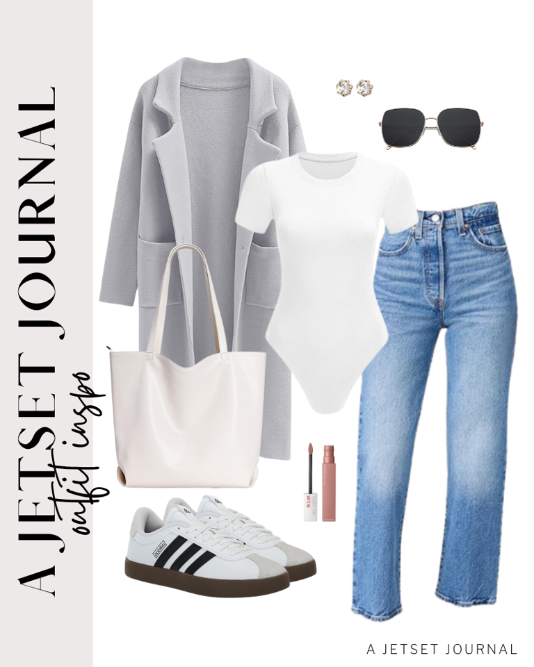 Cute New Outfits Styled With Trendy Coatigans and New Denim