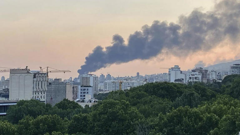 Israel Attacks Iranian State TV During Live Broadcast