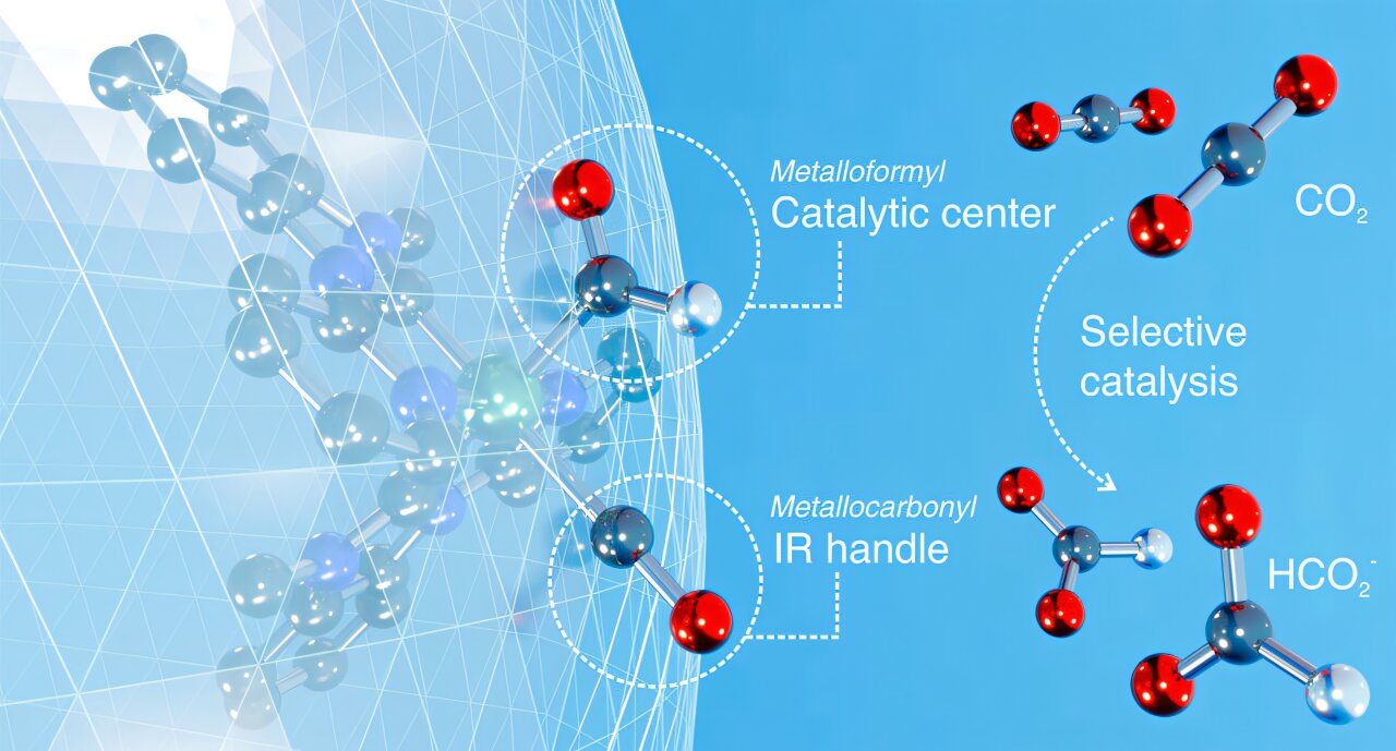 Light-activated metal catalyst selectively converts carbon dioxide to ...