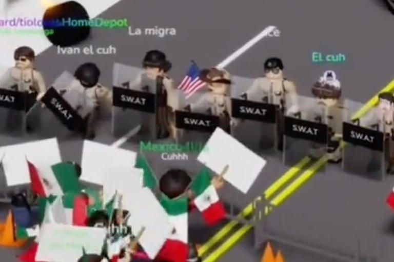 Terrified kids ‘raided’ in Roblox homes as anti-ICE protests erupt online