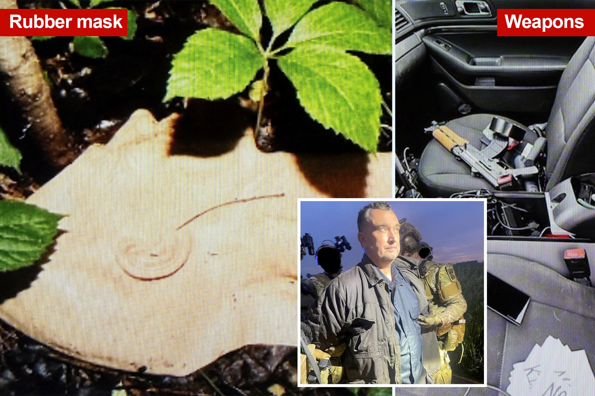 Vance Boelter’s shocking cache of weapons, discarded rubber mask seen ...