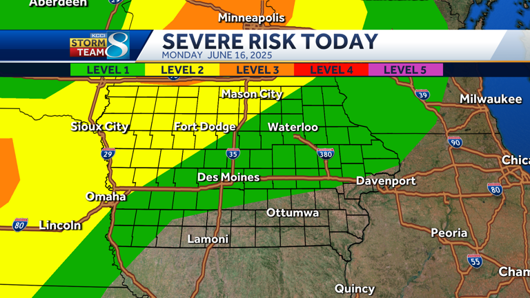 Iowa weather: Timing, location of strong storms, severe weather