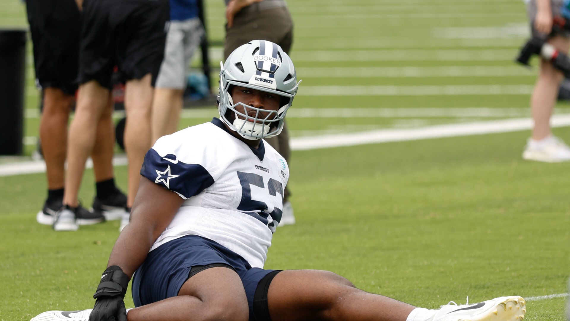 Rookie RG Tyler Booker insists he won't hold back the Cowboys offense
