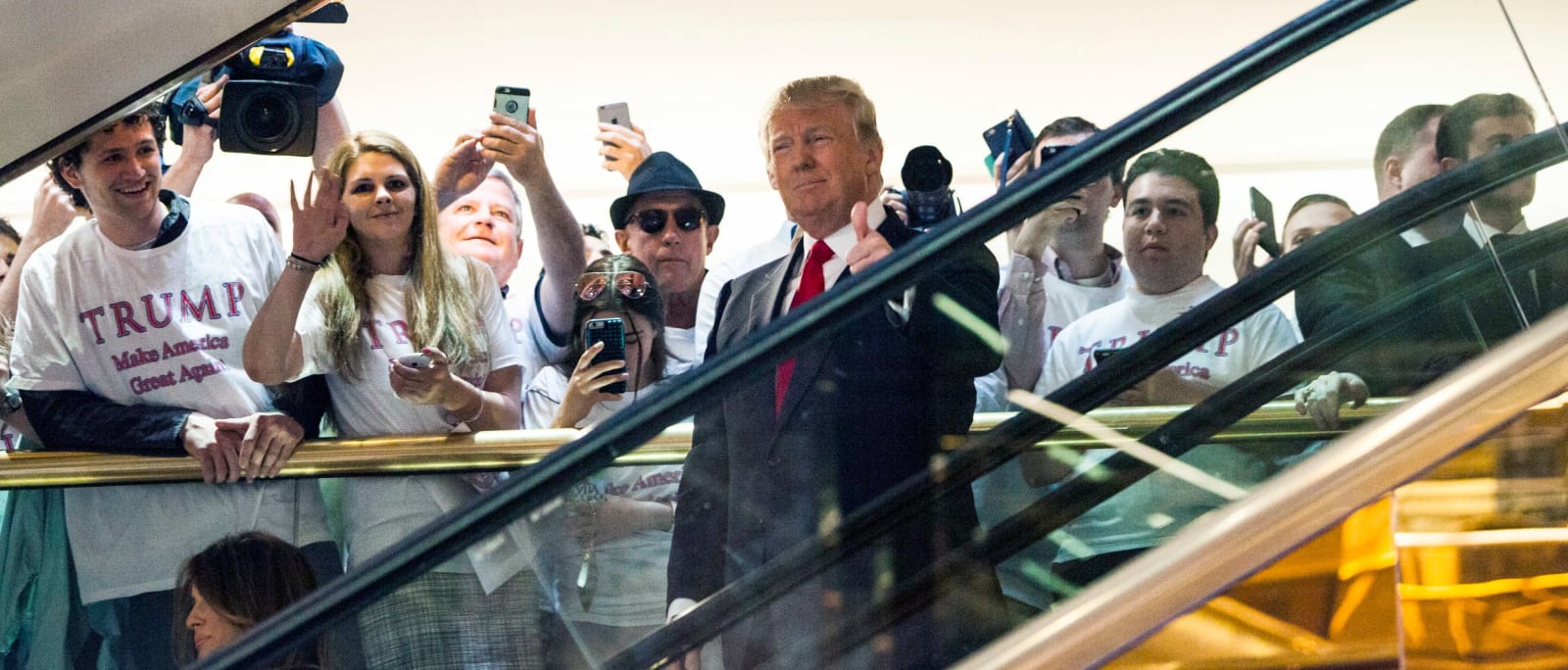 A Decade Since The Golden Escalator Ride That Changed Politics Forever