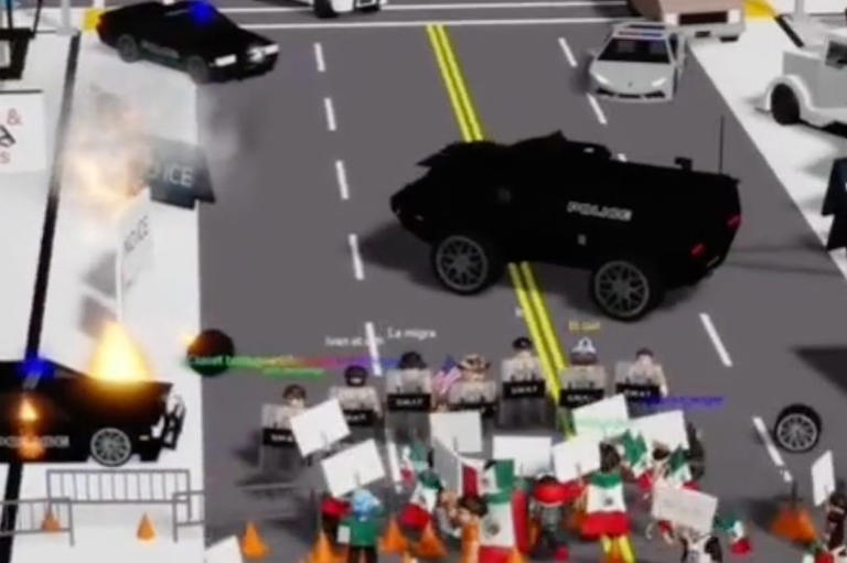 Terrified kids ‘raided’ in Roblox homes as anti-ICE protests erupt online