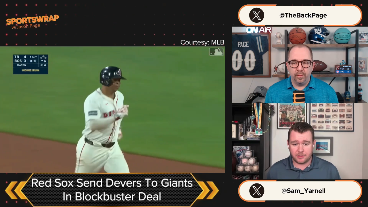 Giants Acquire Devers From Red Sox In Blockbuster Deal