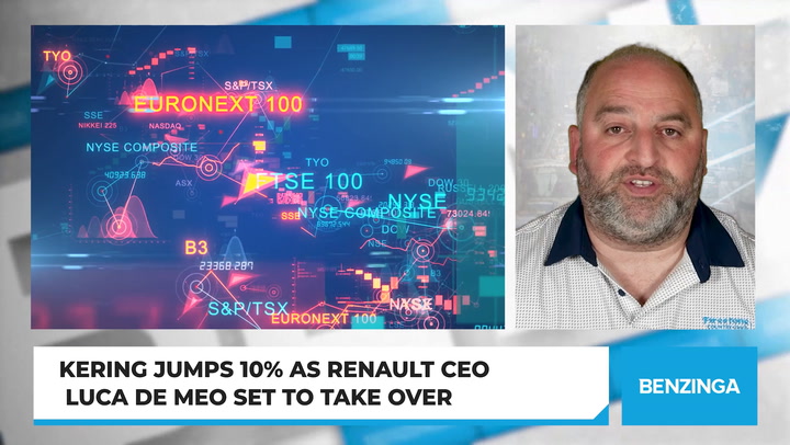 Kering Jumps 10% As Renault CEO Luca De Meo Set To Take Over