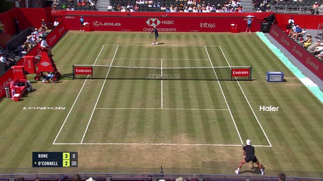 Queen's - Belle entrée pour Rune face à O'Connell