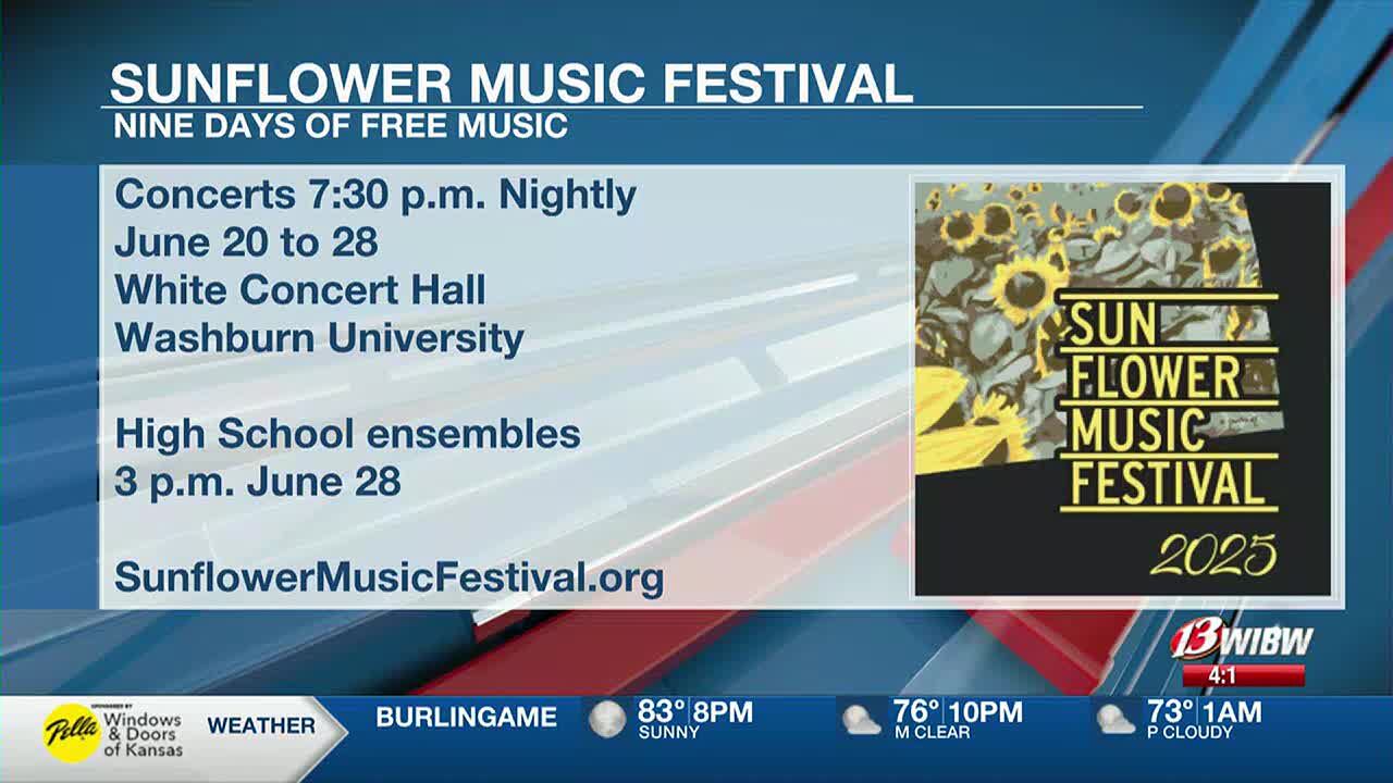 Sunflower Music Festival tunes up for 9 nights of free music