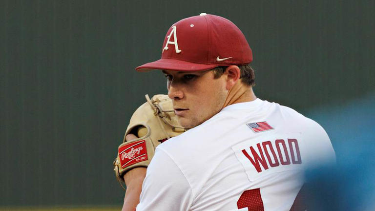 Most strikeouts in a CWS game ever: Gage Wood seeks history