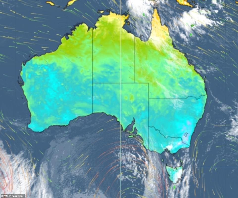 Cold front to sweep across southeast Australia