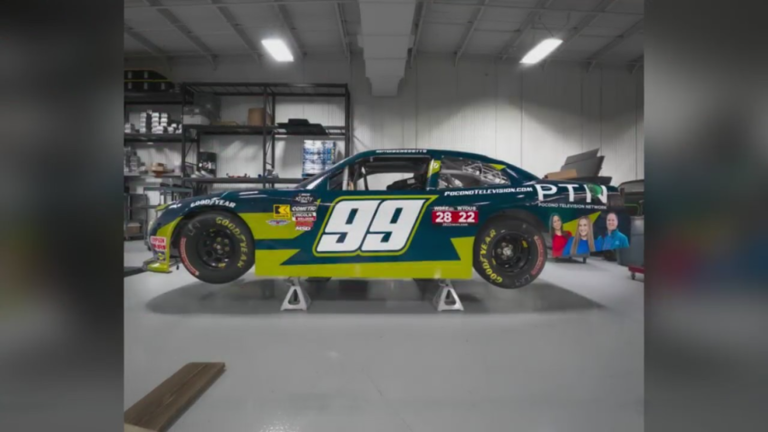 NASCAR stock car bears 28/22 News logo