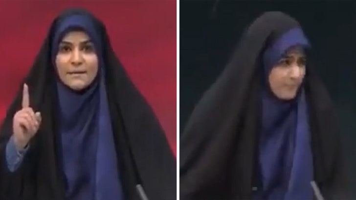 Iranian TV Anchor Dashes Off Set as Israeli Missile Crashes Into Studio ...