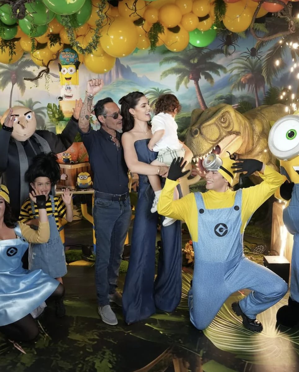 Marc Anthony and Nadia Ferreira celebrate Marquitos' birthday with ...