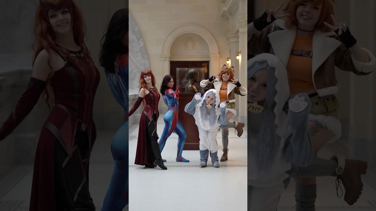 💃🏻🕺🏻@athena_grimes @prototype_fox @strawbeariexx #marvelrivals #marvel ...