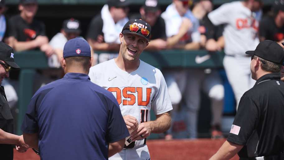 WATCH: Mitch Canham Talks Oregon State College World Series Loss To ...