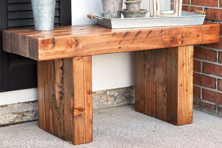 Free DIY Outdoor Bench Plans