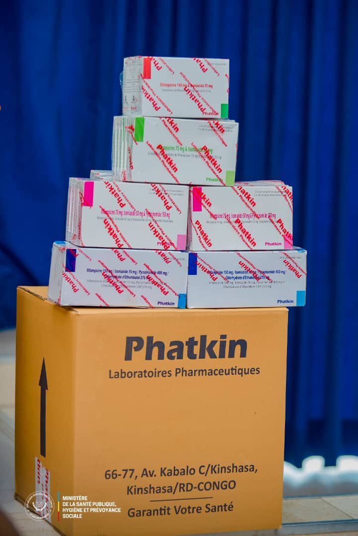 PHATKIN livre son premier lot de médicaments antituberculeux en RDC