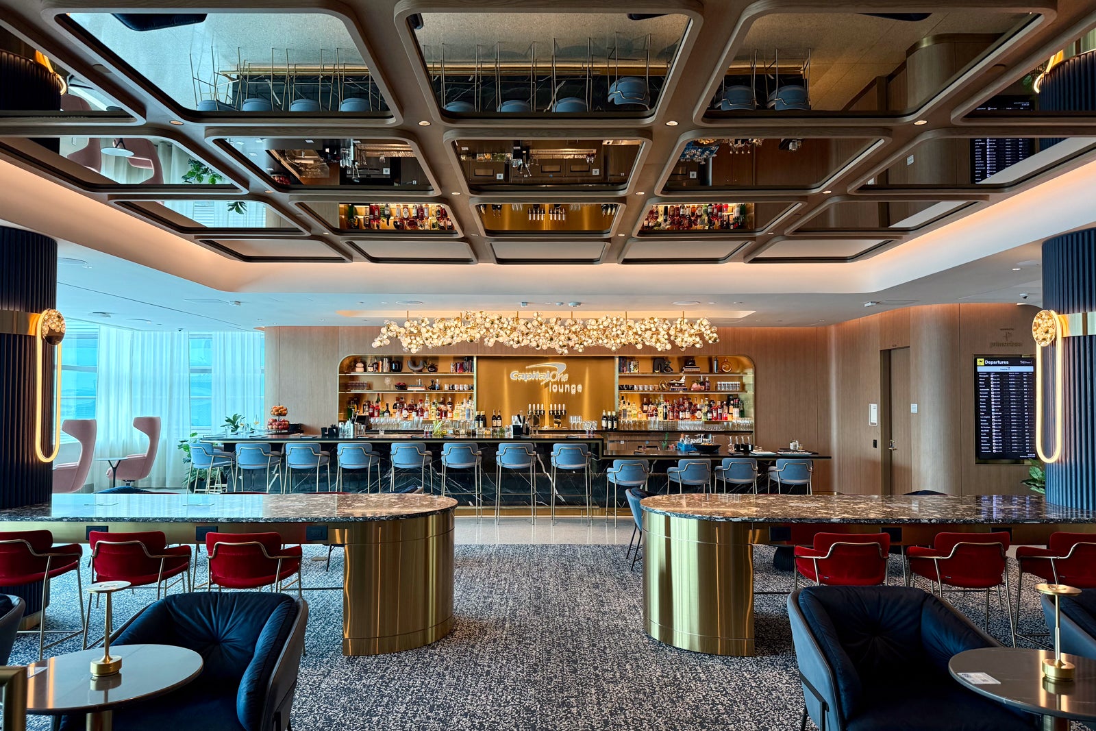 Inside Capital One's new 'flagship' lounge at JFK with impressive amenities