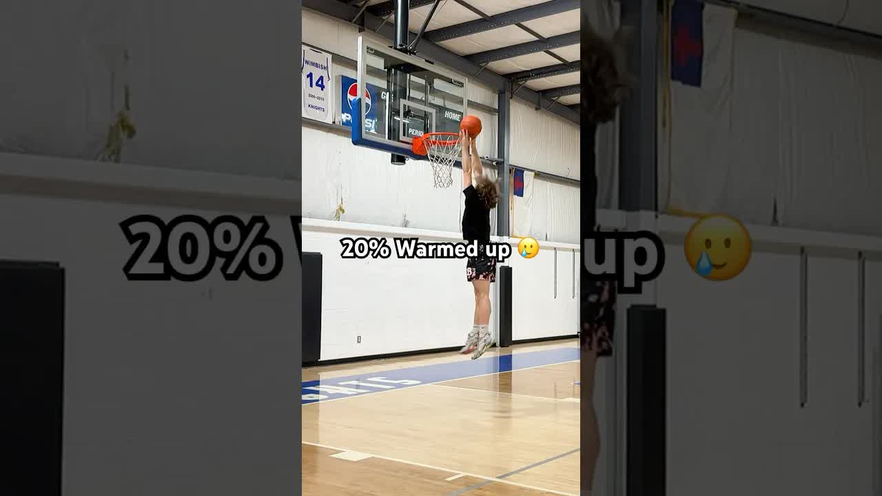 travis reynolds: dunk progress - watch his bounce go up!