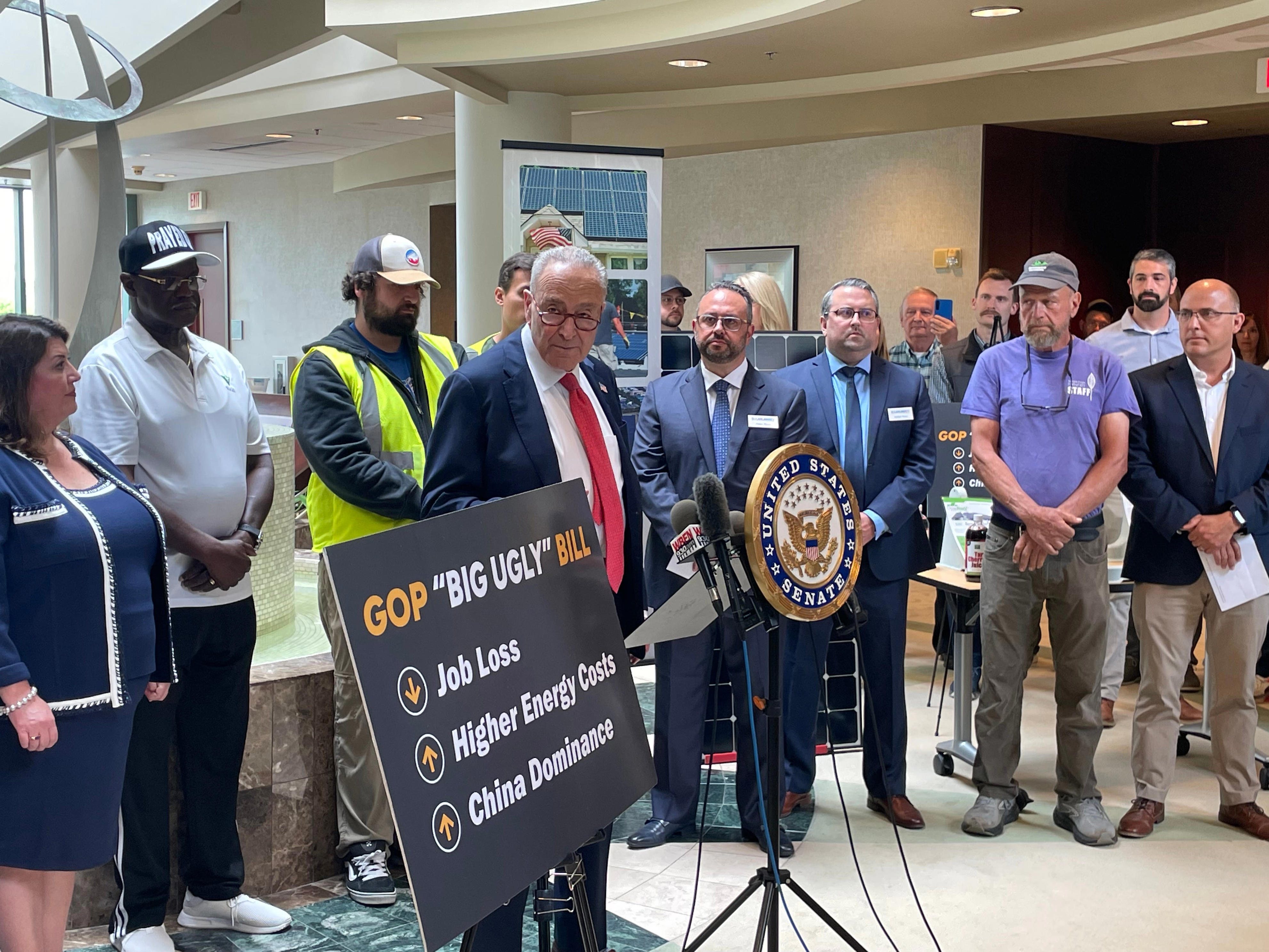 Sen. Schumer warns 'Big, Beautiful Bill' could bring rising energy ...