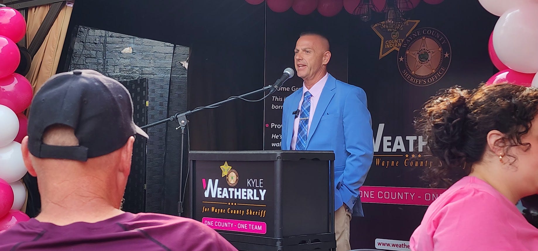 'One county, one team': RPD's Weatherly formally announces campaign for ...