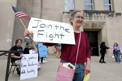 Photo gallery: RIC, Quakers host silent vigil to protest budget bill ...
