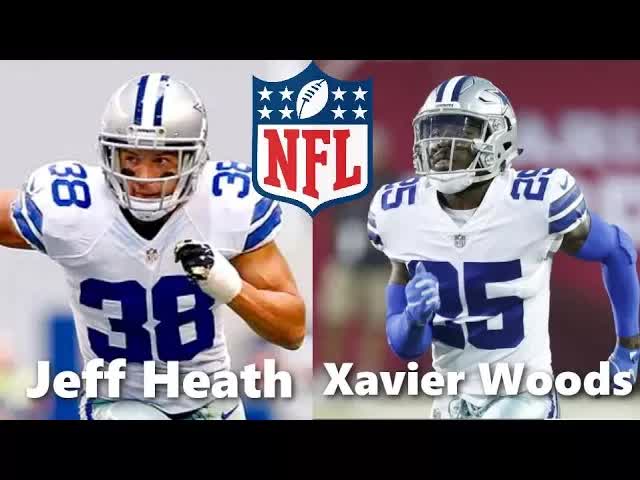 law nation sports: xavier woods & jeff heath: nfl safety play and game ...