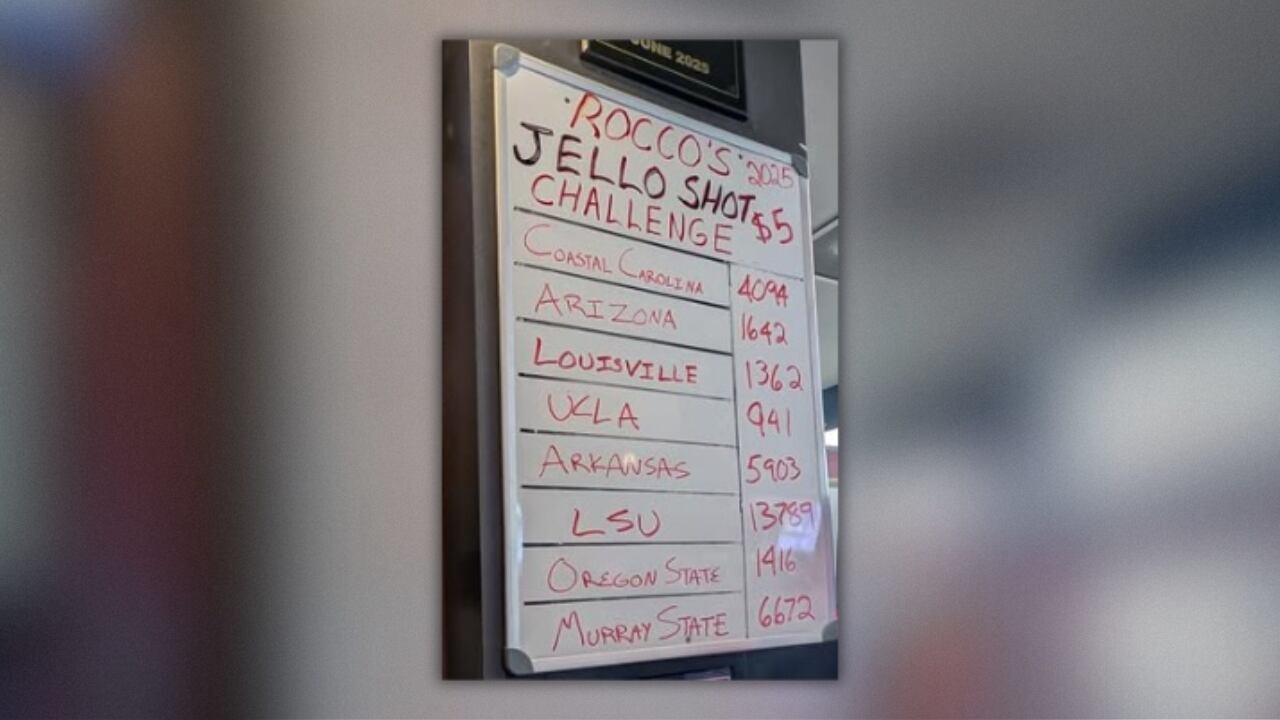 LSU fans take on CWS Jello Shot Challenge in Omaha