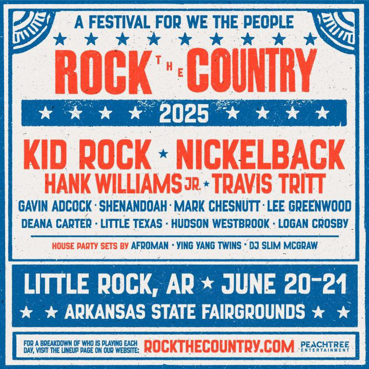 Kid Rock, Gov. Sanders meet as ‘Rock the Country’ Little Rock music ...