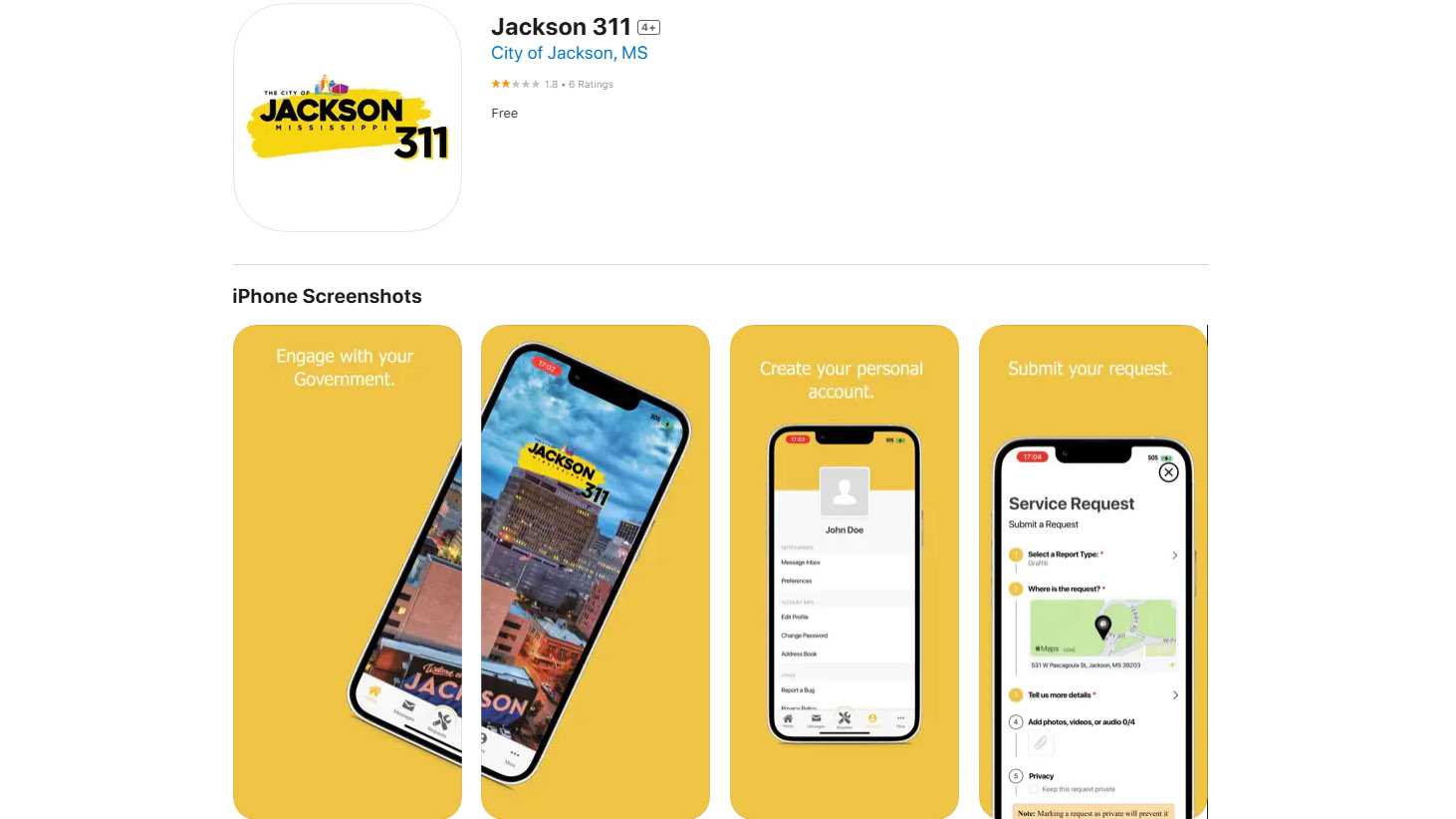 Jackson 311 app now available for residents to report issues to the city