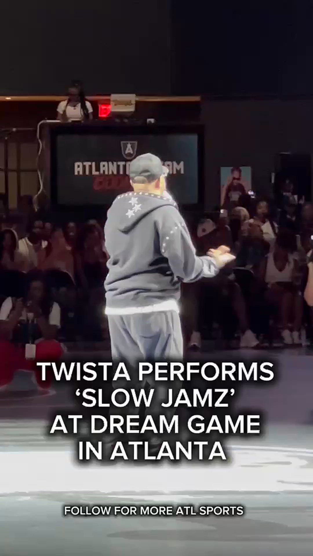 Twista performs ‘Slow Jamz’ at Atlanta Dream Game