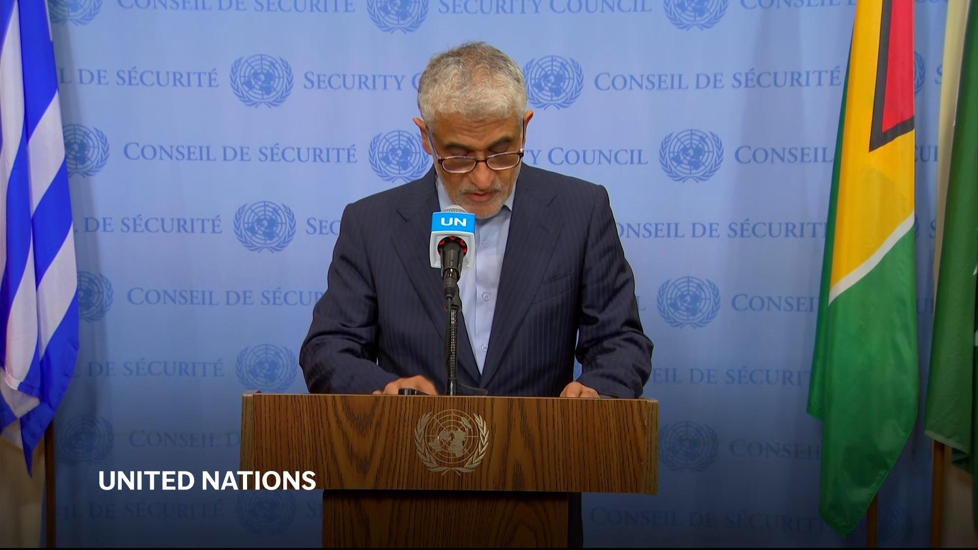 Iran's UN ambassador condemns Israeli attack on Iran's news agency